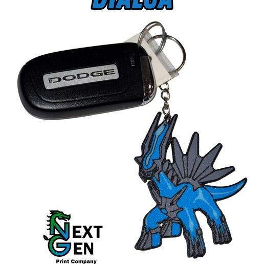 3MF file Dialga Keychain 🗝️ ・3D print design to download・Cults