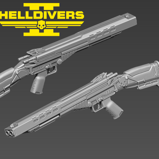 🔫 DBS-2 Double Freedom 3d model HELLDIVERS 2・ OBJ File for 3D printing ...