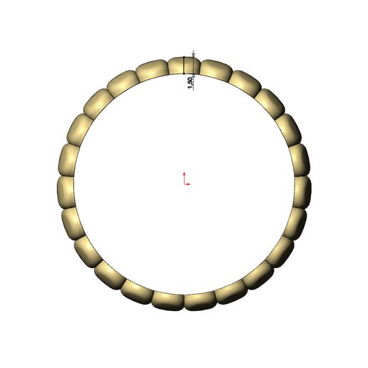 STL file Wide Teardrop eternity pattern band US sizes 6to10 3D print ...