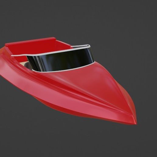 🛥️ hydro stream boat 1/10 scale・ STL File for 3D printing・Cults