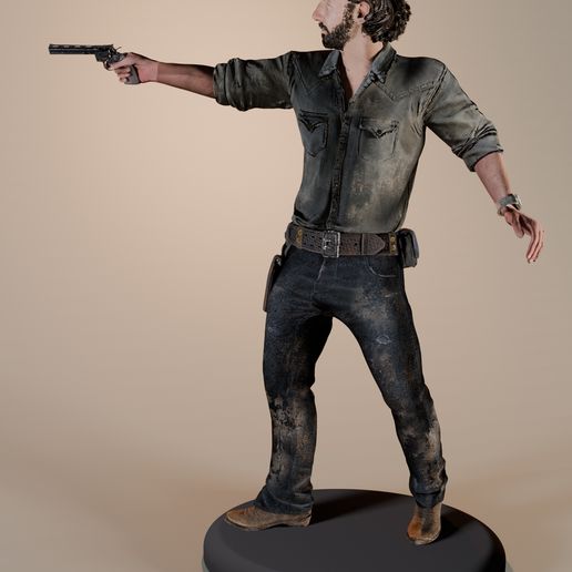 😵 Rick Grimes from dead by daylight (The walking dead) Printable・ STL ...