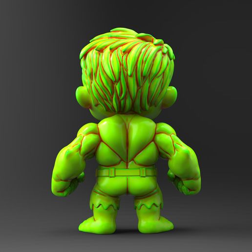 🎨 Hulk - Mini Rage Beast・ STL File for 3D printing・Cults