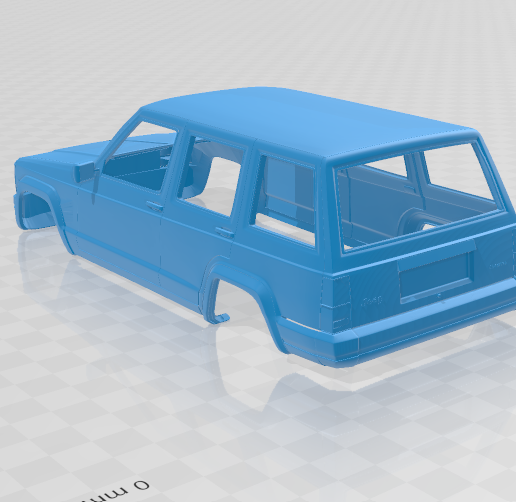 🚗 Jeep Cherokee XJ 2000 - Body Car STL Model・ 3D File for 3D printing・Cults