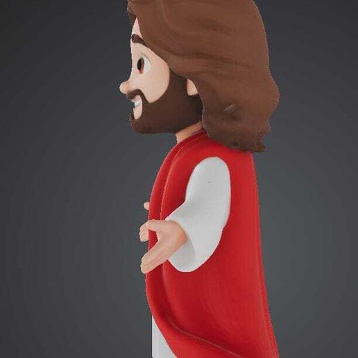 ️ Jesus Christ Standing Blessing Statue・ STL File for 3D printing・Cults