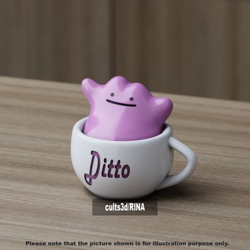 🐉 Ditto chill cup・ STL File for 3D printing・Cults