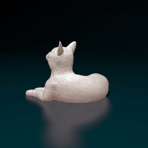 🐱 Cat lying down・ STL File for 3D printing・Cults