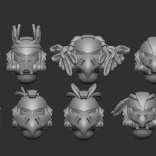 🎲 Totem Helms・ STL File for 3D printing・Cults