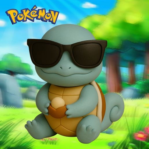 squirtle squad chibi