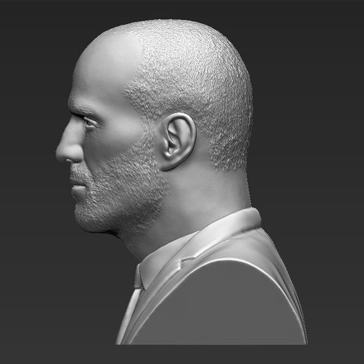 👤 Jason Statham bust for full color 3D printing・ STL File for 3D ...