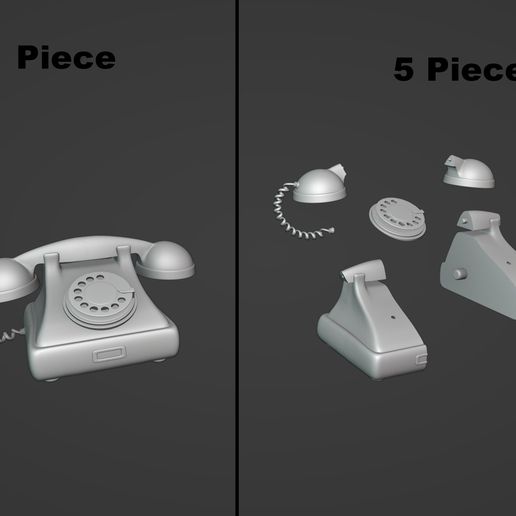 👴 Old Telephone・ 3D File for ・Cults