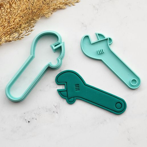 🍪 Spanner - Cookie Cutter・ 3D File for 3D printing・Cults
