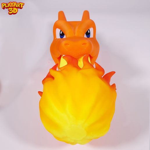 🐉 CHARIZARD EXTENDABLE FLAMETHROWER - EASY TO PRINT AND ASSEMBLE・ 3D ...