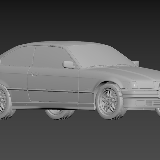 🚗 BMW 3-Series E36 Coupe 1993 [w/ HQ-Interior]・ 3D File for 3D printing ...