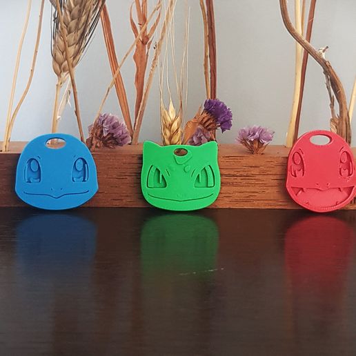 🐉 Pokemon Keychain・Free STL File for 3D printing・Cults