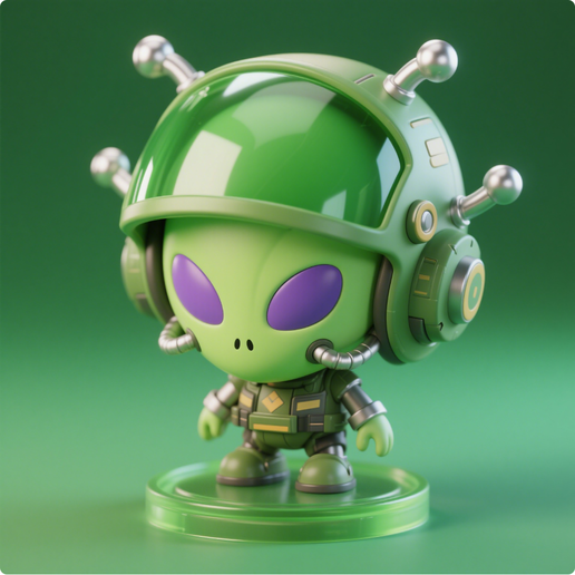 👽 Alien・ STL File for 3D printing・Cults