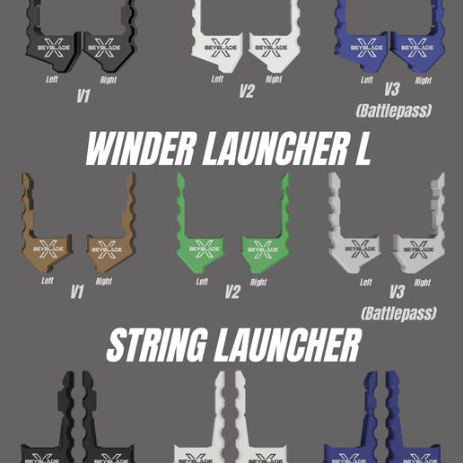 🦸 Ultimate Beyblade X Grip Pack – Compatible with Winder, Winder L ...