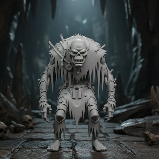 👹 Catacomb monster・ STL File for 3D printing・Cults