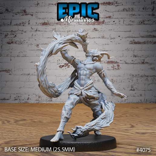 🪄 Young Efreeti Magic ‧ DnD Miniature ‧ Tabletop Miniatures ‧ Gaming ...