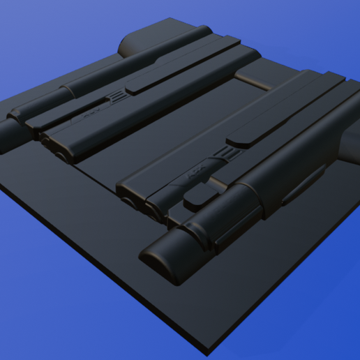 STL file Beretta APX + Olight PL Pro/PL2 Split Mold Vacuum. 🎒 ・3D ...