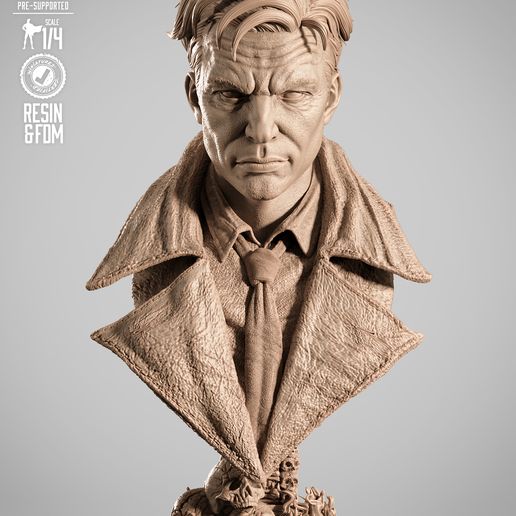👤 B3DSERK CONSTANTINE PORTRAIT BUST READY FOR PRINTING・ 3D File for 3D ...