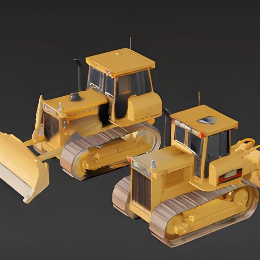 🚜 Bulldozer 3D STL Printable - Bulldozer 3D Print STL File・ STL File ...