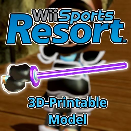 🗡️ Wii Sports Resort | Swordplay Sword・ 3MF File for ・Cults