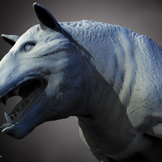 🐖 Entelodont The "Hell Pig" of Prehistoric Plains・ 3D File for 3D ...