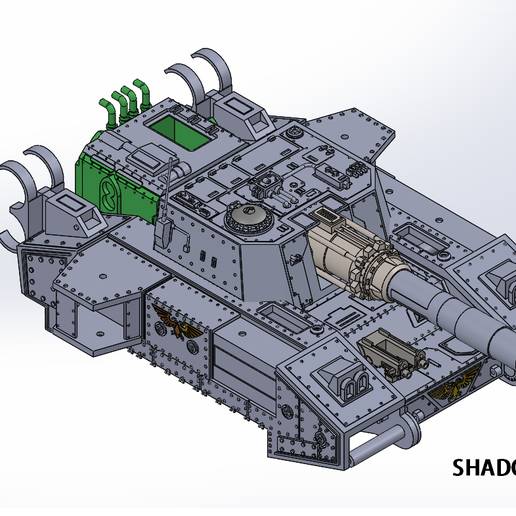 Archivo STL Baneblade variants full RC escale 1/18 🪖 ・Diseño de ...