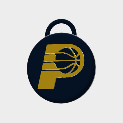 🗝️ Indiana Pacers Keychain (NBA)・Free STL File for 3D printing・Cults