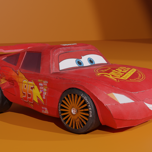 🌩️ Lightning McQueen - Lightning McQueen CARS・ STL File for 3D printing ...