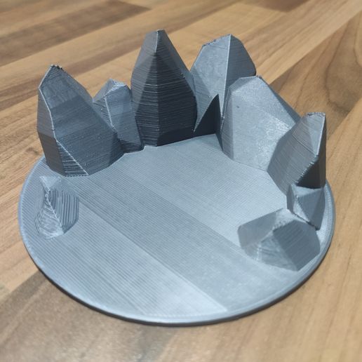 STL file Rock base - Base de rocas 🪨 ・3D printer model to download・Cults