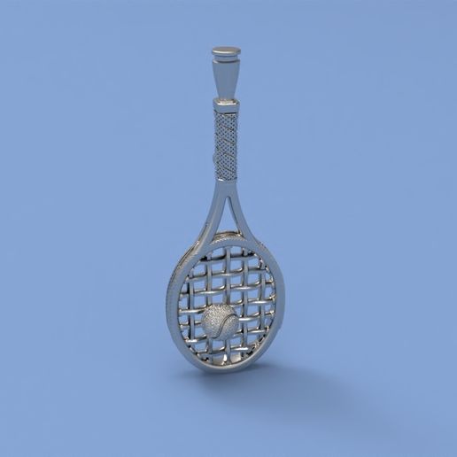 STL file model tennis racket ball 🎾 ・3D print object to download・Cults