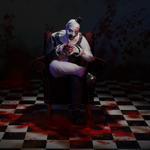 🎨 Terrifier Art the clown・ STL File for 3D printing・Cults