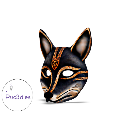 🦊 ANCIENT FOX MASK・ STL File for ・Cults