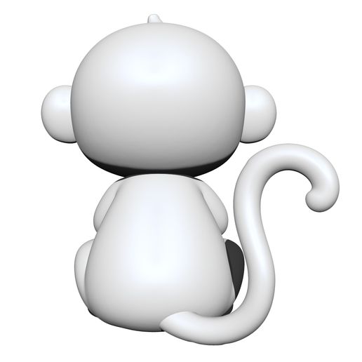 🐒 Monkey・ STL File for 3D printing・Cults