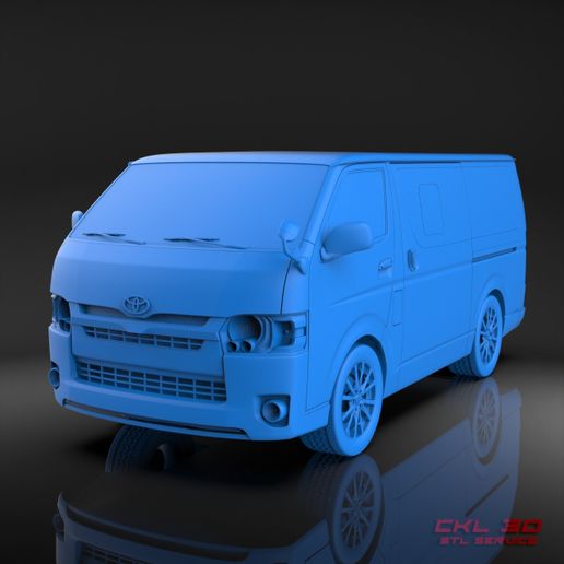 STL file Toyota Hiace LWB COMBI 2013 STL PRINTABLE 🚗 ・3D printer model ...