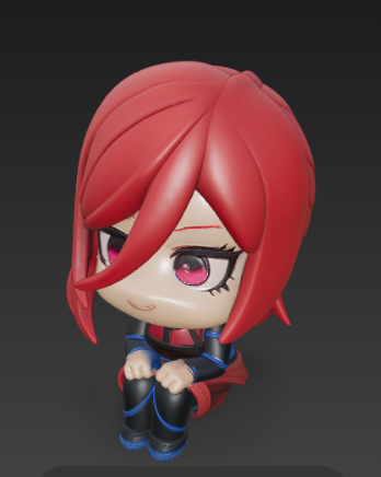 🔒 BLUE LOCK - Hyoma Chigiri CHIBI・ OBJ File for 3D printing・Cults