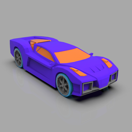 🥵 hot wheels -- accele racer -- Reverb -- 20cm・ STL File for 3D ...