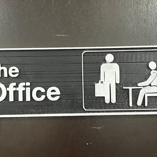 3D printable The Office sign • made with elegoo neptune 4 max・Cults