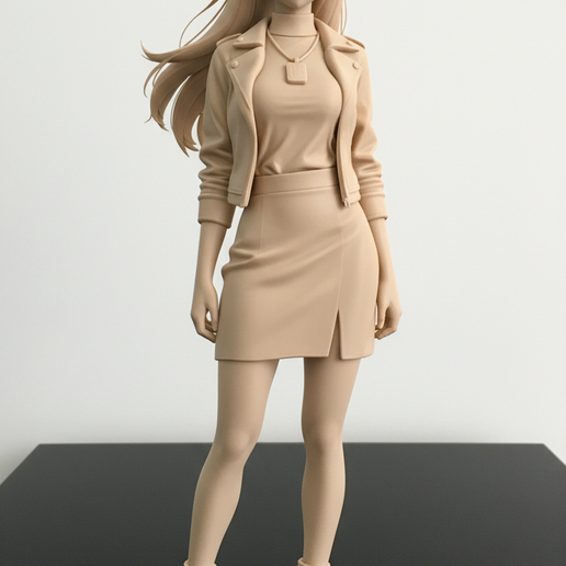 👫 LADY・Free STL File for 3D printing・Cults