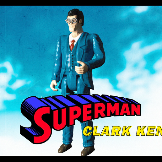🦸‍♂️ Retro Clark Kent Superman・Free STL File for 3D printing・Cults