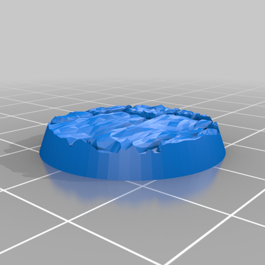 🧸 25mm Stonework Textured Base・Free 3D File for ・Cults