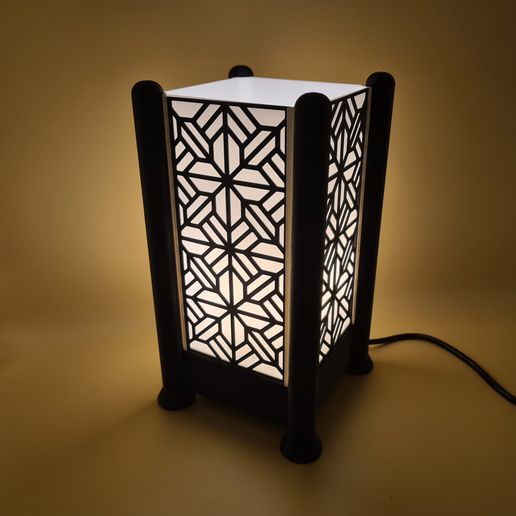 🔦 Modern Table Lamp・Arquivo STL para Impressão 3D・Cults