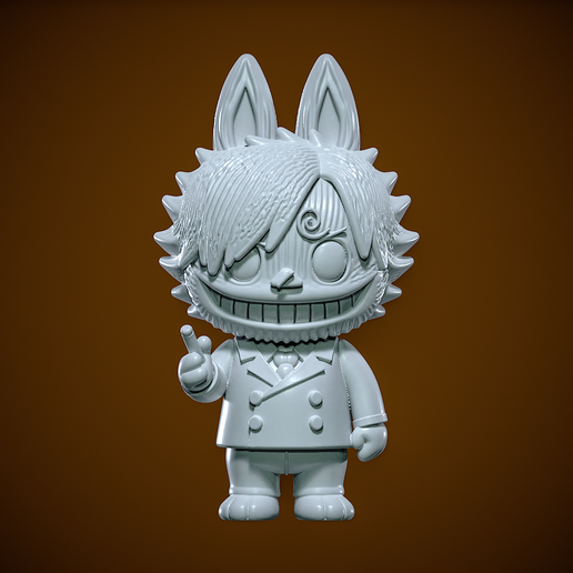 🎨 Labubu - Vinsmoke Sanji statue - One piece - 3D print・ 3D File for 3D ...
