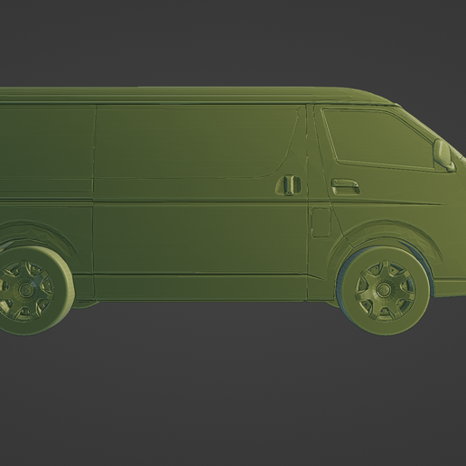 STL file Toyota Hiace 🚗 (OBJ, 3MF, and GCODE)・Template to download and ...