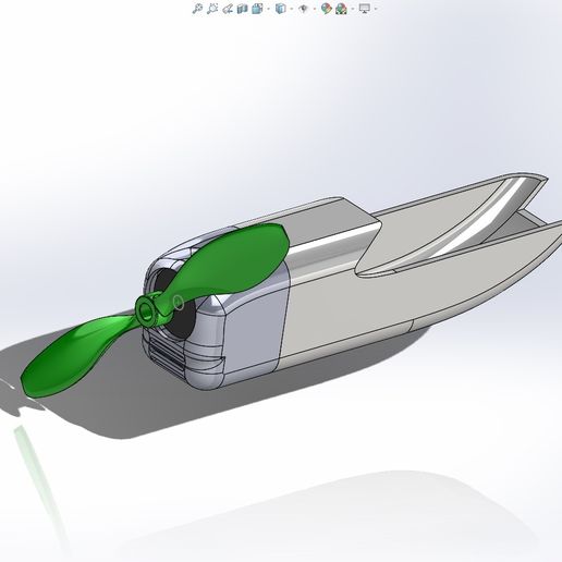 🤏 Small Propulsion Pod for 2206 Brushless Motor・Free STL File for 3D ...