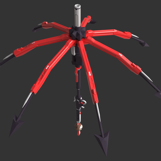 💤 Ukinami Yuzuha - Open Gunbrella - Zenless Zone Zero・ 3D File for 3D ...