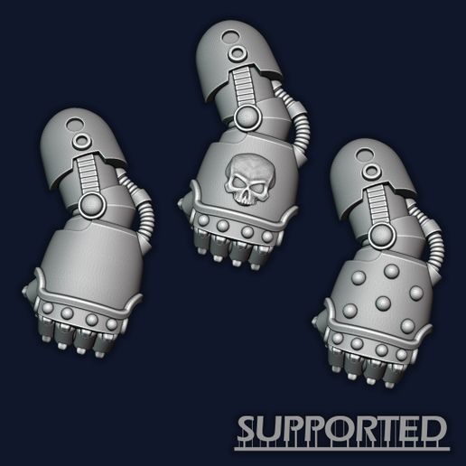 🛰 Gen5 Schism Space Knights - Power Gauntlets + Storm Claws [Pre ...