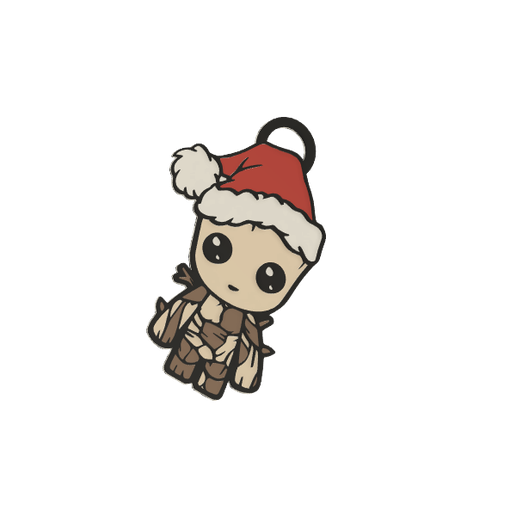 STL file Groot Santa Claus decoration 🎅 ・3D printable model to download ...