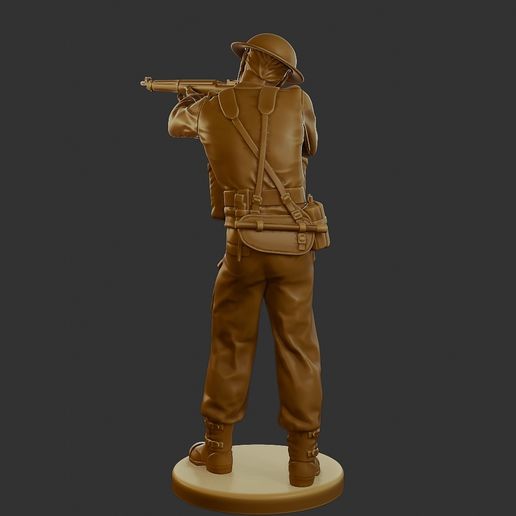 🫡 British Soldier WW2 B1 001・ 3D File for 3D printing・Cults